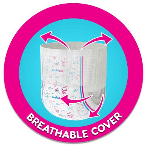 #No 1 Doobidoo Medium Size Diapers For Newborn Babies | 56 PCS